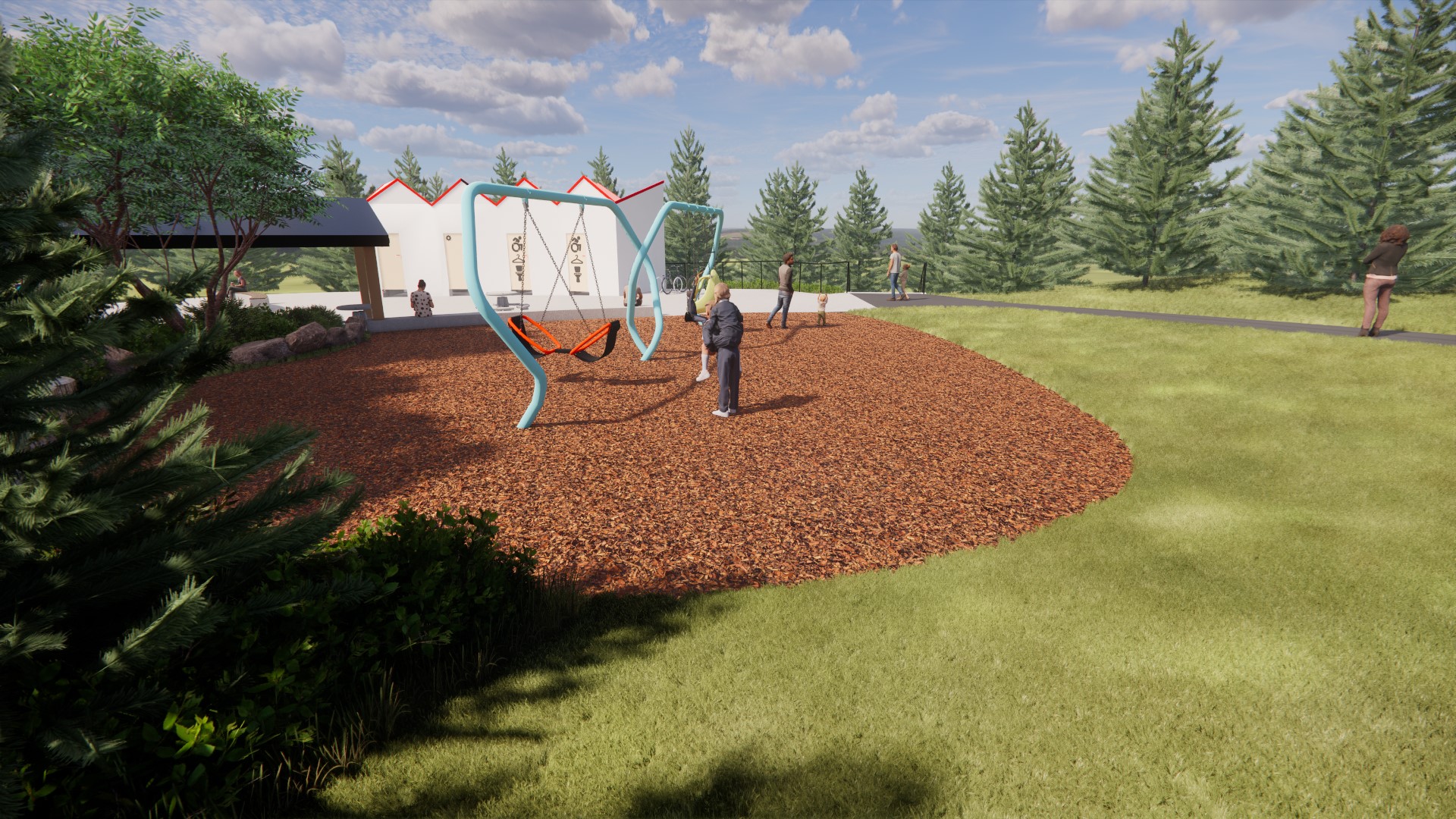 Former Delbrook Lands park