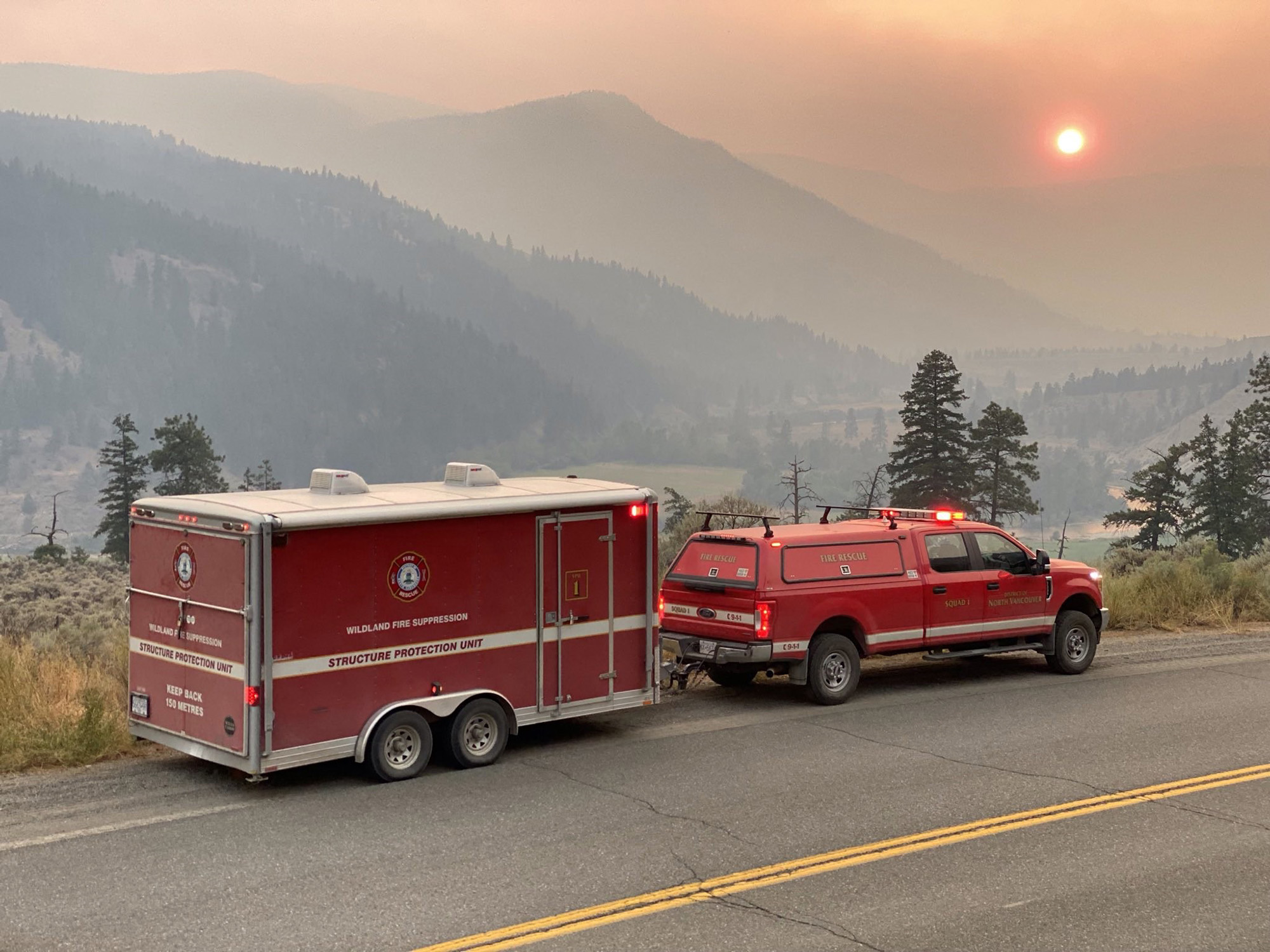 DNVFRS firefighters join wildfire battles across BC